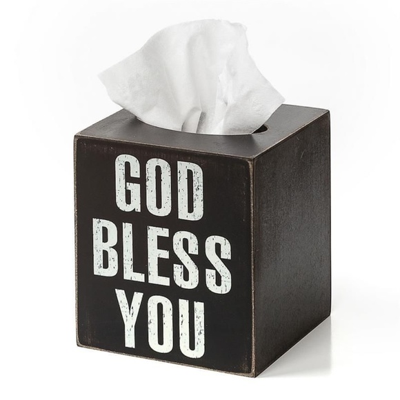 Accents | God Bless You Farmhouse Kleenex Tissue Box | Poshmark